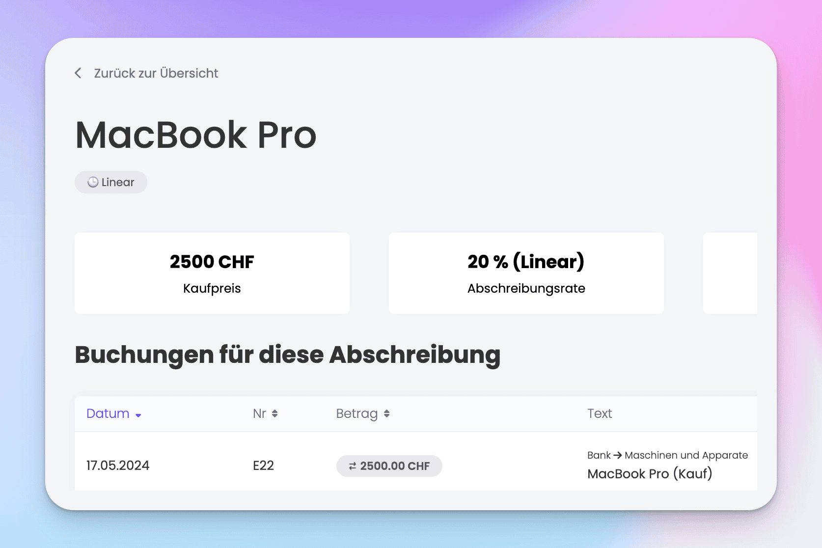 Buchhaltung für Einzelfirmen - MILKEE